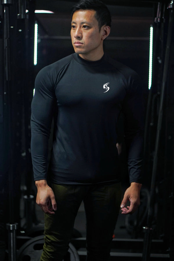 [NEW ARRIVAL] Legendary Long Sleeve Compression Shirt - Elite Black ...